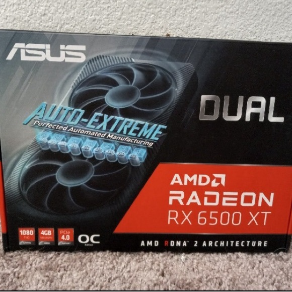Asus Dual Radeon RX 6500 XT OC Edition Graphics Cards